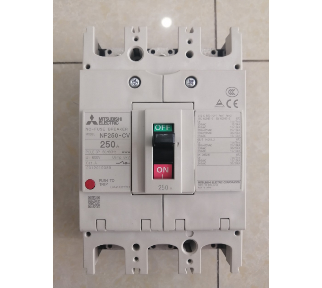 MCCB Mitsubishi NF250-CV 3P 150A 25kA Việt Trung Đức